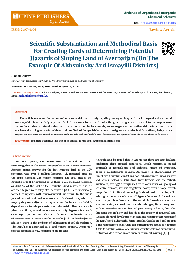 (PDF) Scientific Substantiation and Methodical Basis for Creating Cards ...