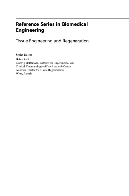(PDF) Cell Engineering and Regeneration