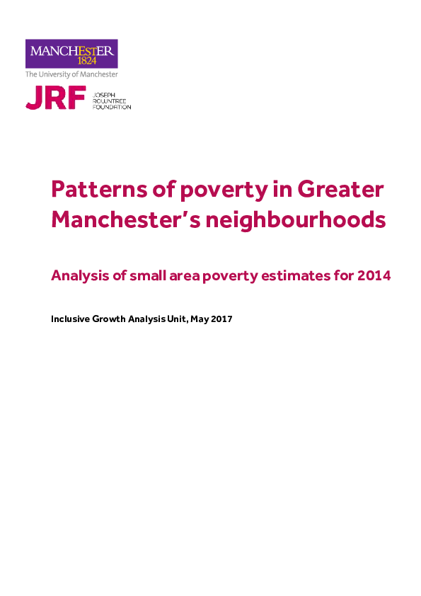 (PDF) Patterns of poverty in Greater Manchester neighbourhoods ...