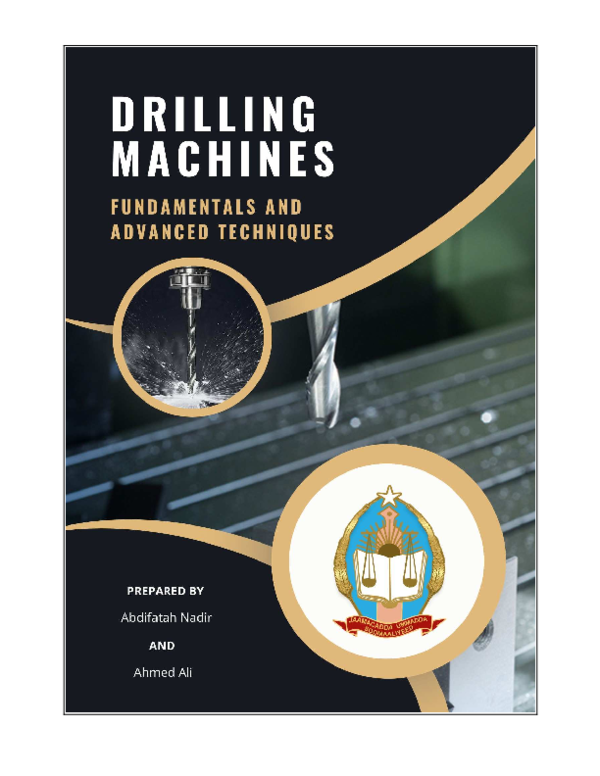 (PDF) Drilling Machines: Fundamentals and Advanced Techniques