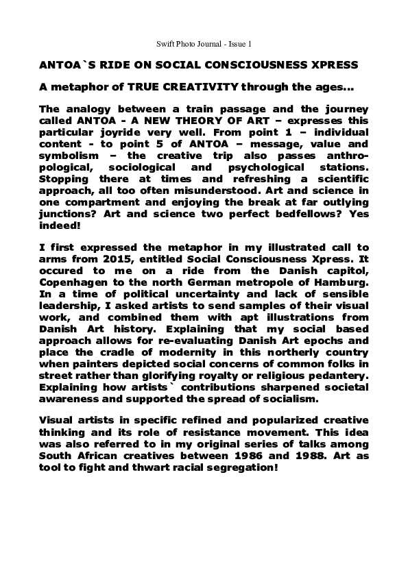 (PDF) Swift Photo Journal, Issue 1, 2024 - ANTOA Analogy by RGW24c