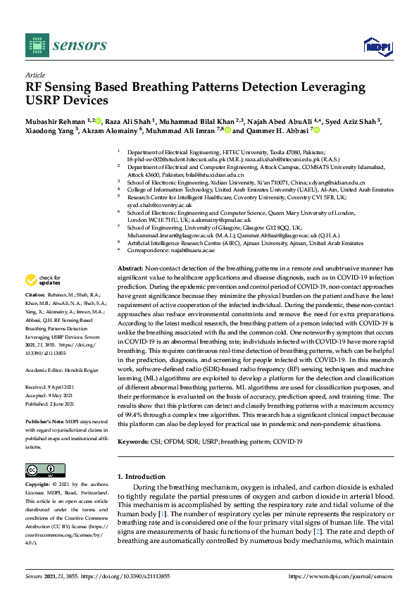 (PDF) RF Sensing Based Breathing Patterns Detection Leveraging USRP Devices