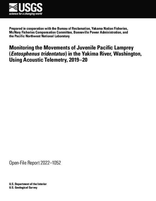 (PDF) Monitoring the movements of juvenile Pacific Lamprey ...