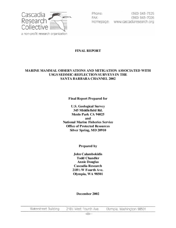 (PDF) Final Report Prepared for