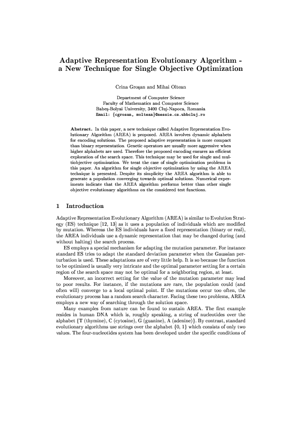 (PDF) The ARGOT strategy: Adaptive representation genetic optimizer ...