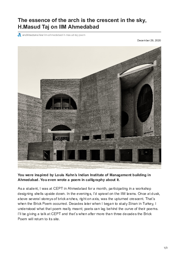 (PDF) Brick - Poem & Backstory