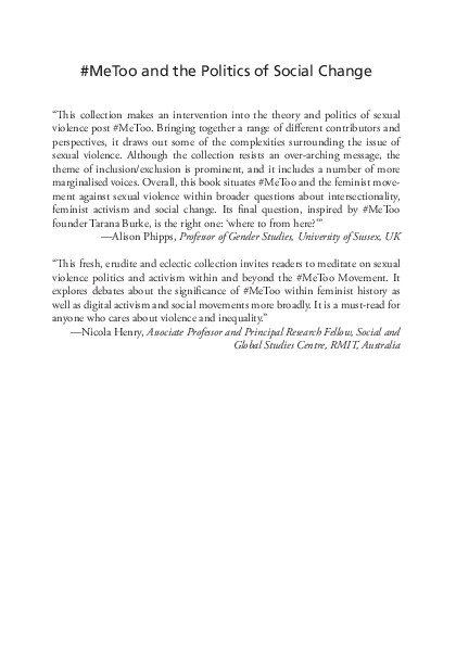 Pdf ‘a Reckoning That Is Long Overdue Reconfiguring The Work Of 8121