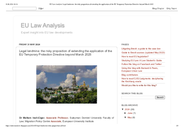 (PDF) Legal landmine: the risky proposition of extending the ...