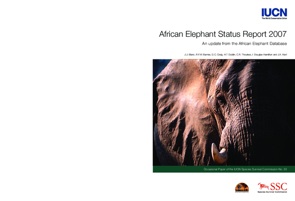 (PDF) African elephant status report 2007: an update from the African ...
