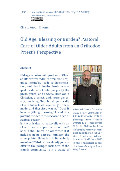 (PDF) Old Age: Blessing or Burden? Pastoral Care of Older Adults from ...