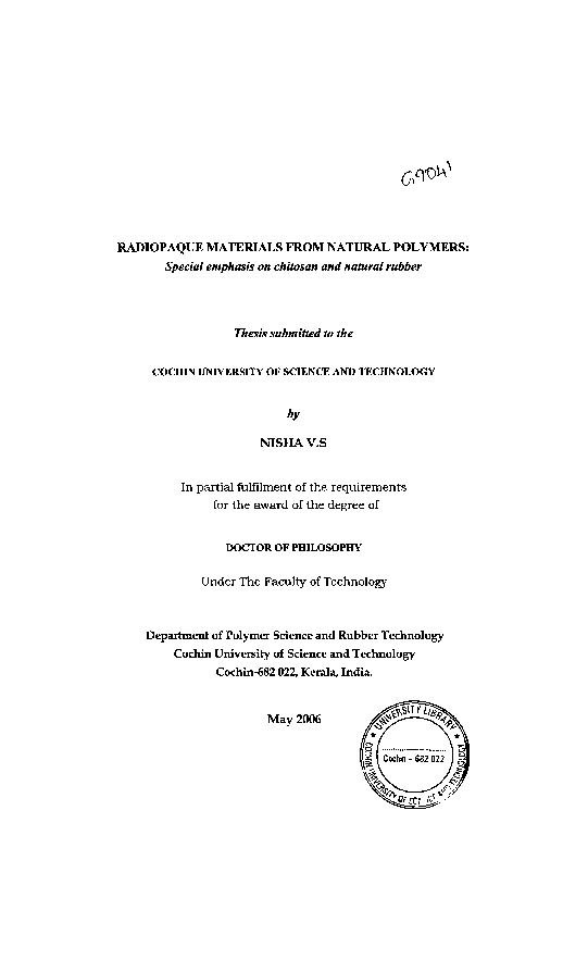 (PDF) Radiopaque materials from natural polymers: Special emphasis on ...