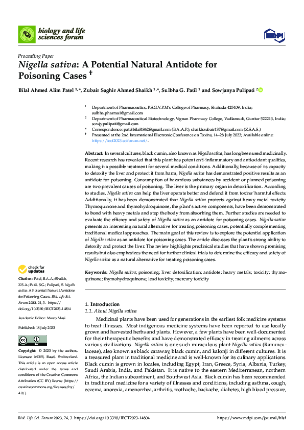 (PDF) Nigella sativa