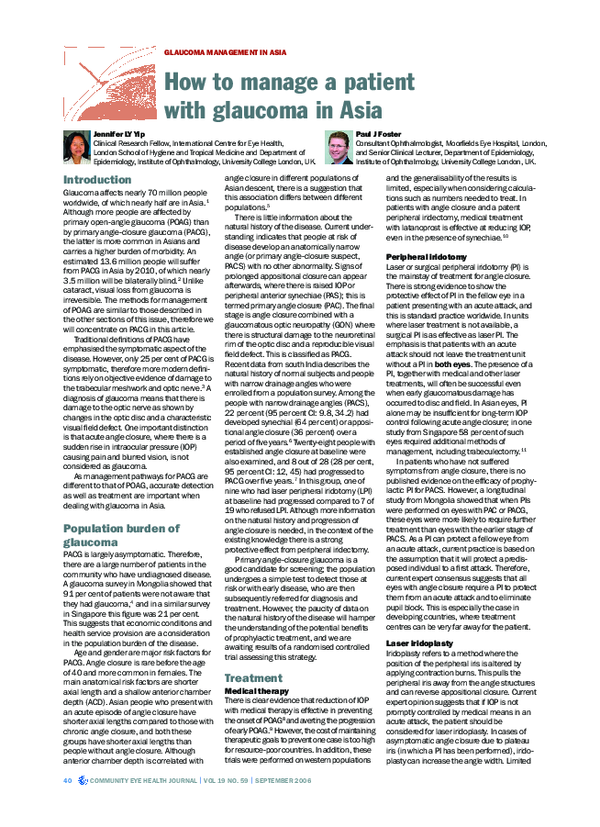 (PDF) How to manage a patient with glaucoma in Asia
