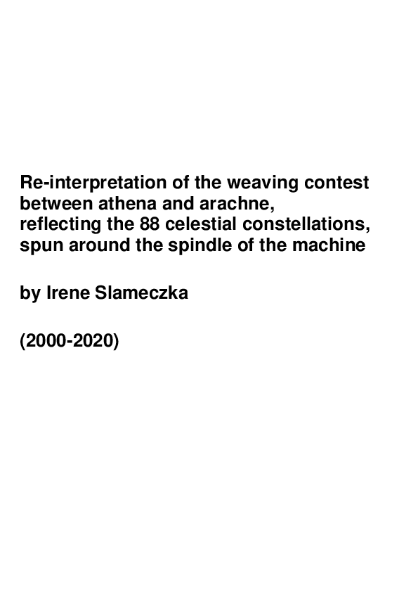 (PDF) Re-interpretation of the weaving contest between athena and ...