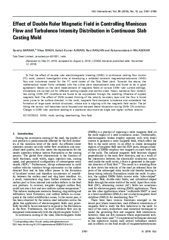 (PDF) Effect of Double Ruler Magnetic Field in Controlling Meniscus ...
