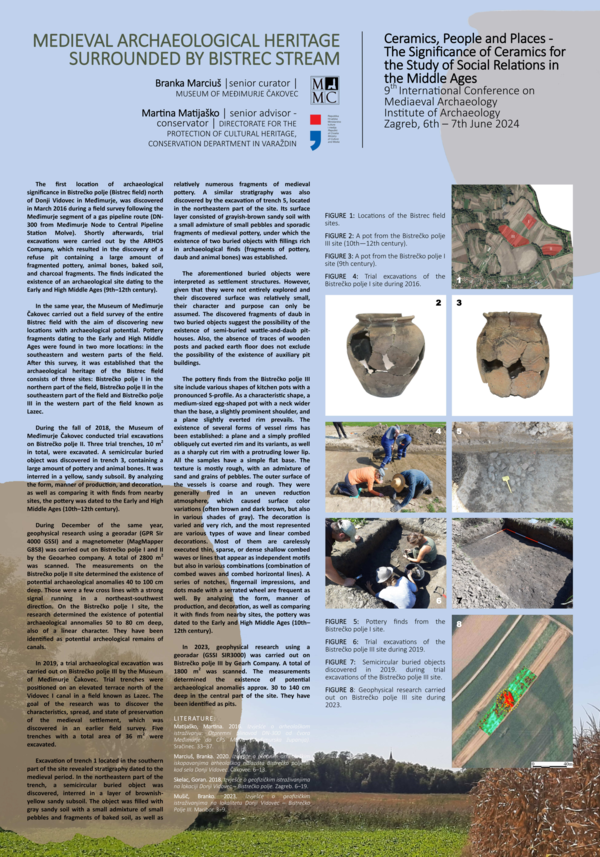 (PDF) Medieval archaeological heritage surrounded by Bistrec stream