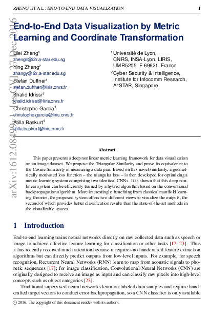 (PDF) End-to-End Data Visualization by Metric Learning and Coordinate ...