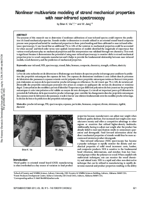 (PDF) Nonlinear multivariate modeling of strand mechanical properties ...