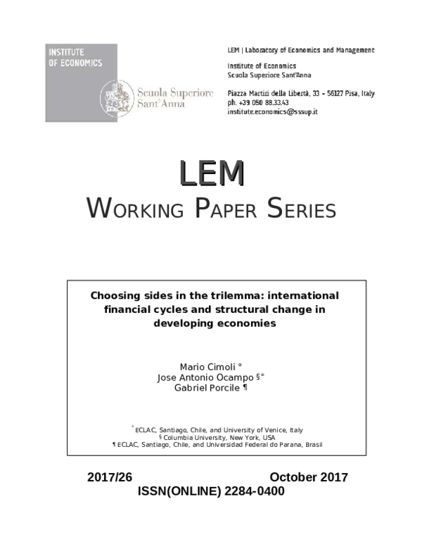 (PDF) Choosing sides in the trilemma: international financial cycles ...