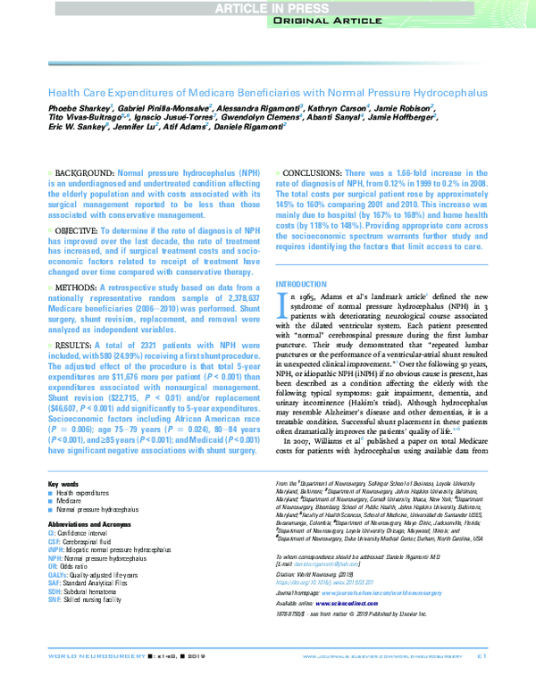 (PDF) Health Care Expenditures of Medicare Beneficiaries with Normal ...