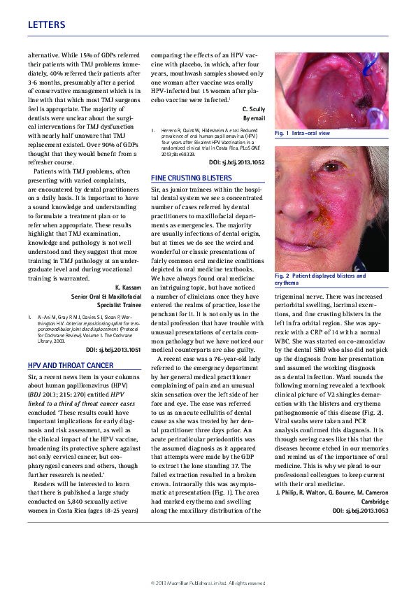 (PDF) Fine crusting blisters