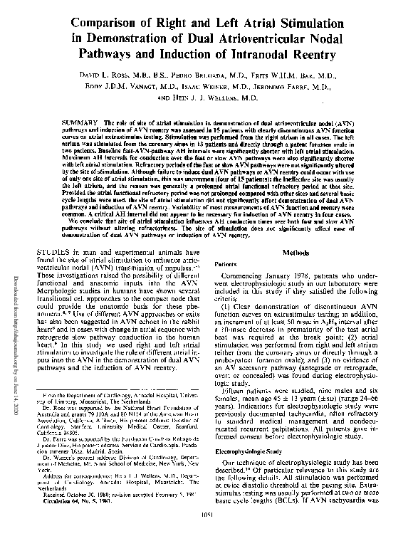 (PDF) Comparison of right and left atrial stimulation in demonstration ...