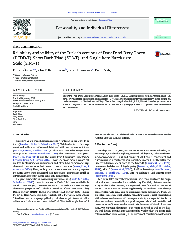 (PDF) Reliability and validity of Turkish versions of the interstitial cystitis symptom index ...