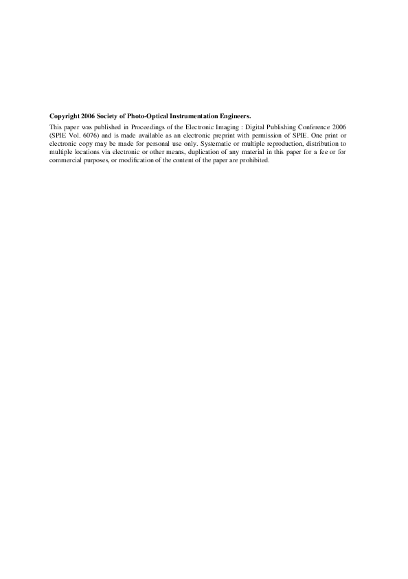 (PDF) Laying out the future of final-form digital documents