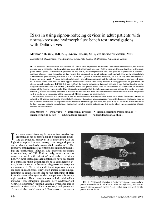 (PDF) Risks in using siphon-reducing devices in adult patients with ...