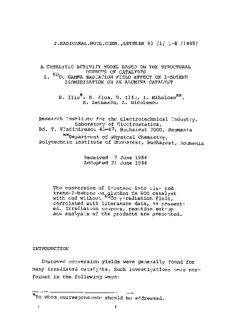 (PDF) A catalytic activity model based on the structural defects of ...