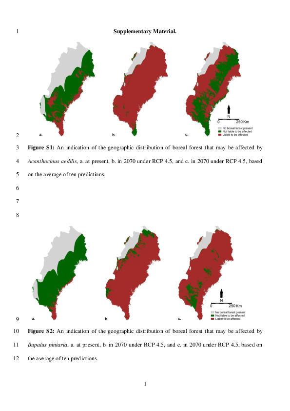 (PDF) The potential effect of climate change on the geographical ...