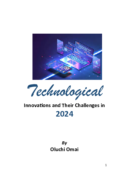 (PDF) Technological Innovations and Their Challenges in 2024