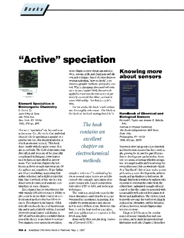 (PDF) Books: Knowing more about sensors