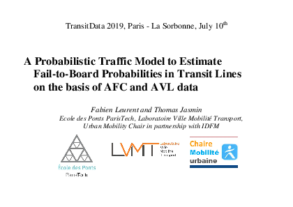 (PDF) A Probabilistic Traffic Model to Estimate Fail-to-Board ...