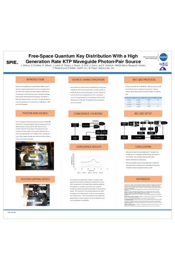 (PDF) Free-space quantum key distribution with a high generation rate potassium titanyl ...