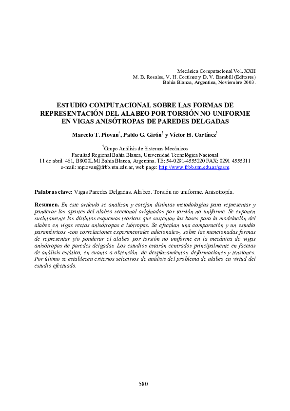 (PDF) Estudio Computacional Sobre Las Formas De Representación Del ...