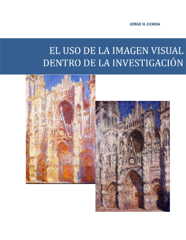 (PDF) EL USO DE LA IMAGEN VISUAL DENTRO DE LA INVESTIGACION