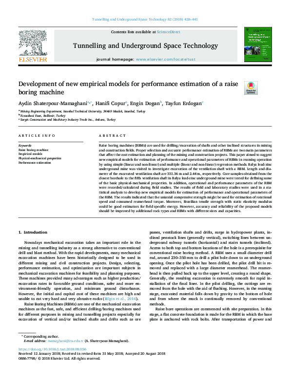 (PDF) Development of new empirical models for performance estimation of ...
