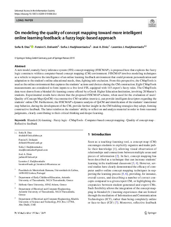 (PDF) On modeling the quality of concept mapping toward more intelligent online learning ...