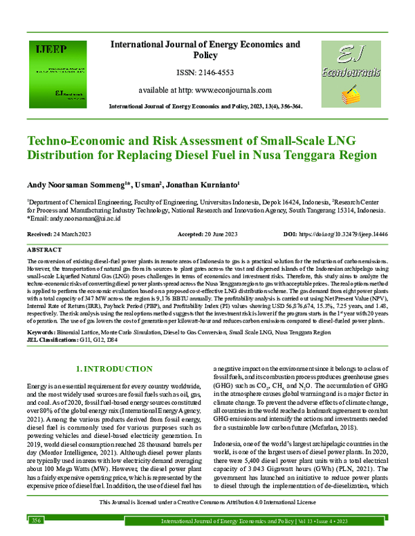 (PDF) Techno-Economic and Risk Assessment of Small-Scale LNG ...