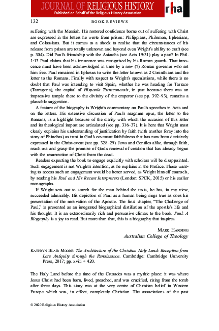 (PDF) Kathryn Blair Moore. The Architecture of the Christian Holy Land ...