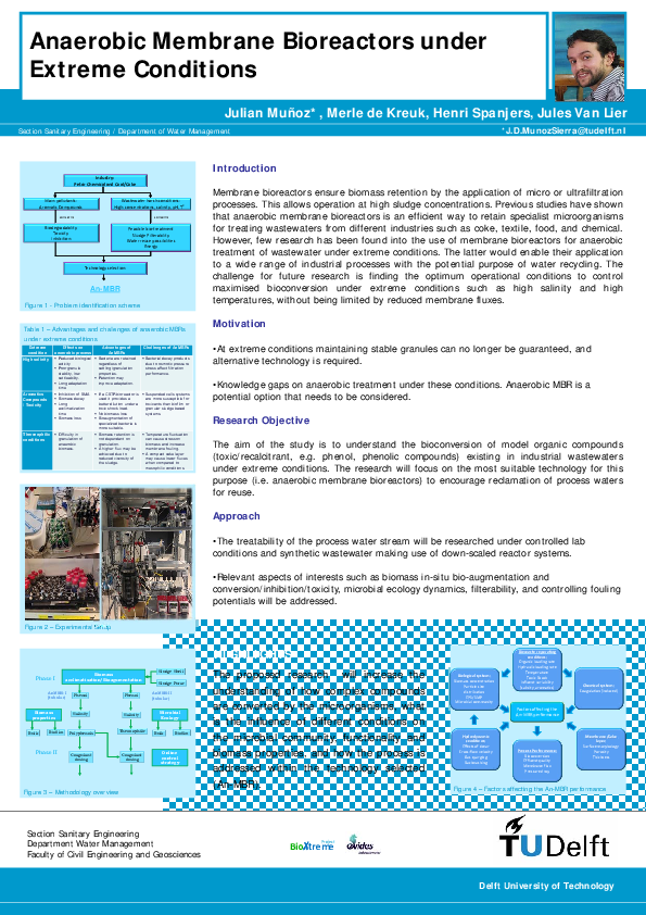 (PDF) Anaerobic membrane bioreactor under extreme conditions (poster)