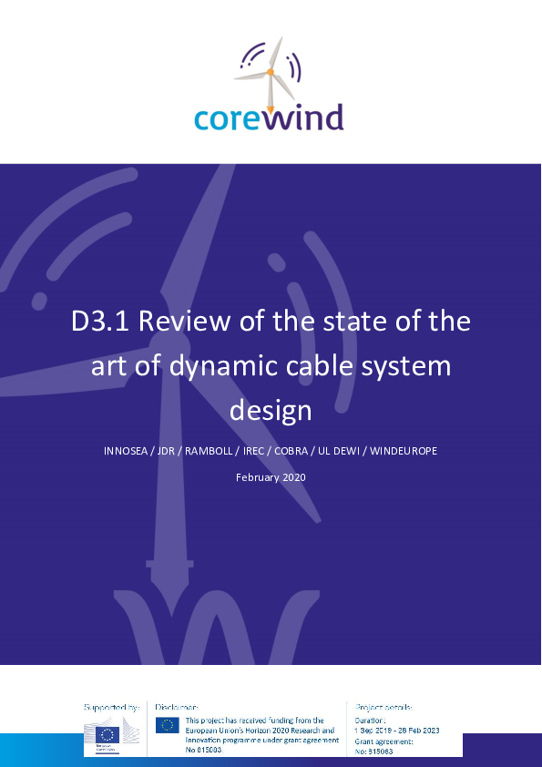 (PDF) Review of the state of the art of dynamic cable system design