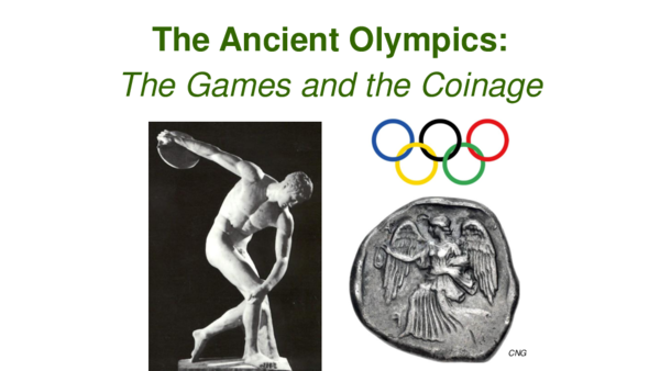 (PDF) The Ancient Olympics: The Games and the Coinage | William E Daehn ...