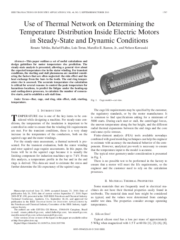 (PDF) Use of Thermal Network on Determining the Temperature ...