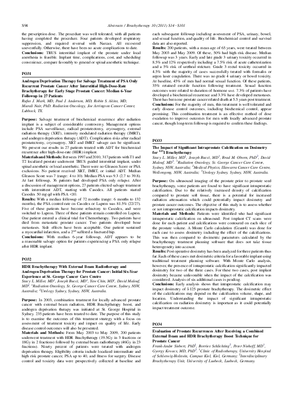 (PDF) The Impact of Significant Intraprostate Calcification on ...