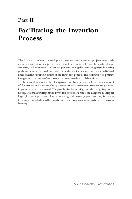 (PDF) Facilitating the Invention Process