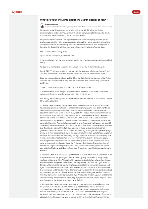 (PDF) The Apocryphon of John