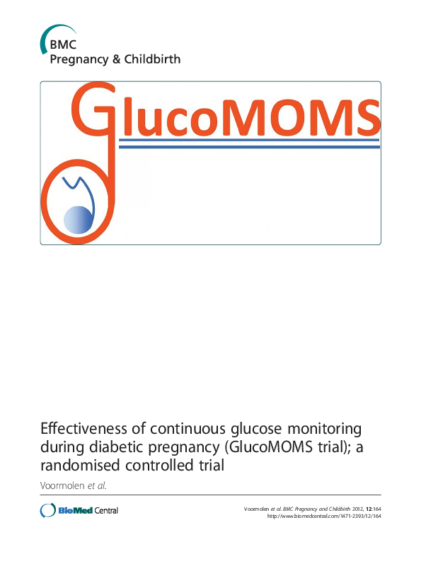 (PDF) Effectiveness of continuous glucose monitoring during diabetic pregnancy (GlucoMOMS trial ...