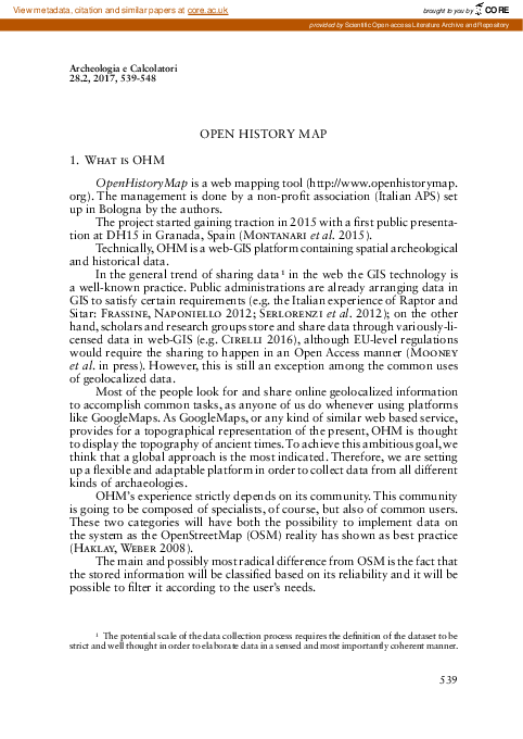 (PDF) Open History Map